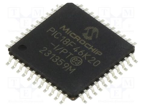 pic18f46k20 i pt microchip technology ic pic microcontroller 64mhz