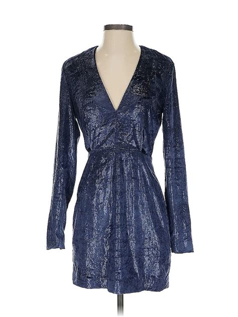Stockholm Atelier X Other Stories 100 Other Blue Cocktail Dress Size 4
