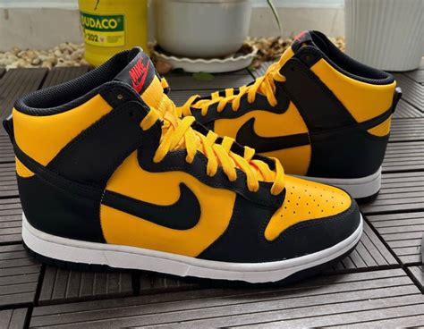 Giày Nike Dunk High Reverse Goldenrod Dd1399 700 Authentic Shoes
