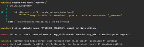 Getting Linking Issues When Using Esp Wifi Issue Esp Rs Esp Wifi Sys GitHub