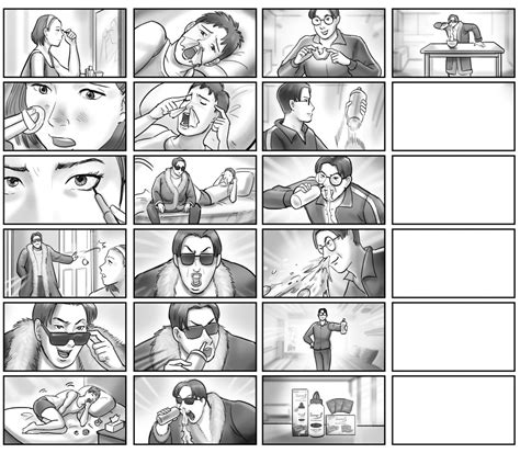 콘티 포트폴리오 스토리보드 콘티 작가 박제성