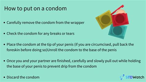 How To Put On A Condom Plus Facts Myths STDWatch Com