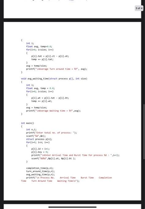 Solved Q The Task In This Project Is Write A C Code To