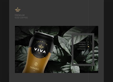 Viva Iced Coffee Packaging Behance