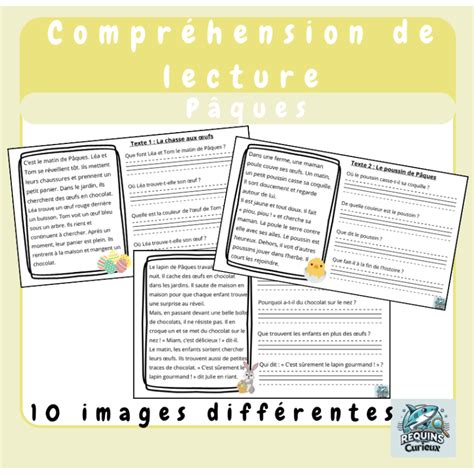 Compréhension De Lecture Pâques