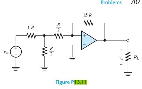 solved 3 11 determine the closed loop voltage gain of the