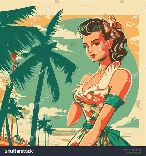 Pin Up Vintage Vintage Poster Pin Up With A Miror Galerie 1 2