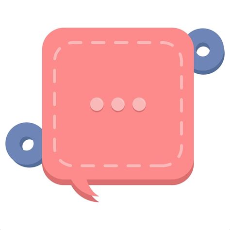 Illustration De La Zone De Texte Vecteur Premium