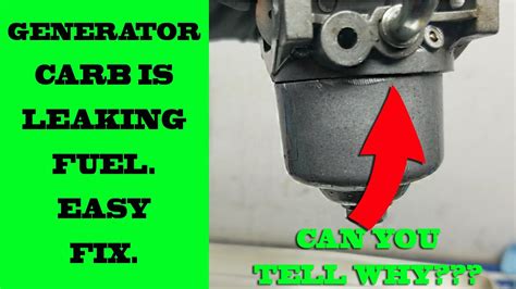 Why is My Generator Leaking Gas: Top Causes and Fixes