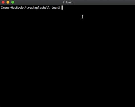 Today I Learned Making A Simple Interactive Shell Application In