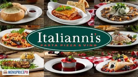 Italiannis Menu Precios México 2026 Actualizado