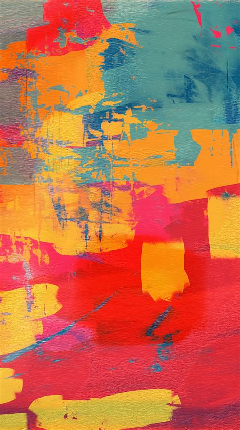 대담한 색상으로 표현된 생동감 넘치는 추상 표현주의 그림 · 무료 스톡 사진