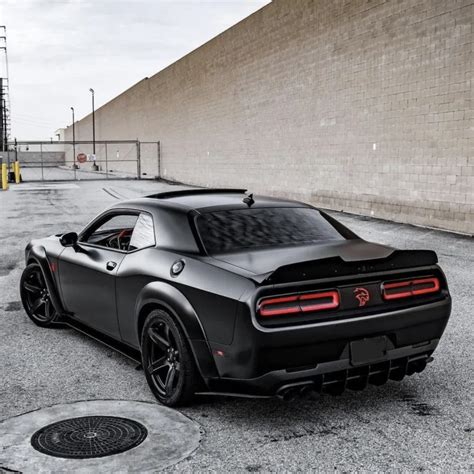 Dodge Challenger Wrap Best Ravoony Pure Metal Black Car Vinyl Wrap
