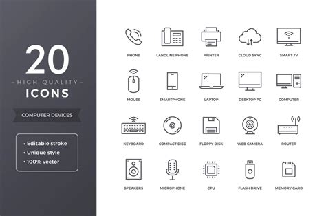 15 Electronic Devices Icons Ai Eps Free Download Graphic Cloud