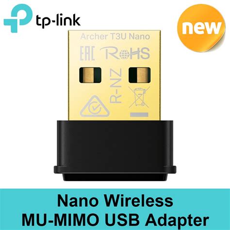 Tplink Archer T3U Nano Wireless MU MIMO USB Adapter For PC Desktop Laptop Korea Shopee Singapore