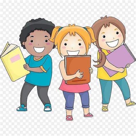 手绘卡通人物抱着书的学生png图片素材下载图片编号8098649 Png素材网