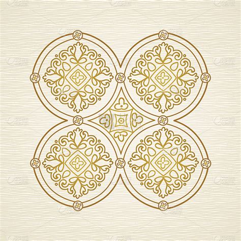 华丽的装饰插画。