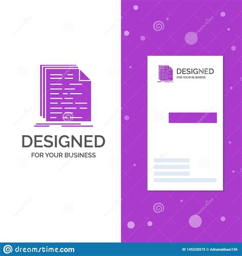 Business Logo For Code Coding Doc Programming Script Vertical