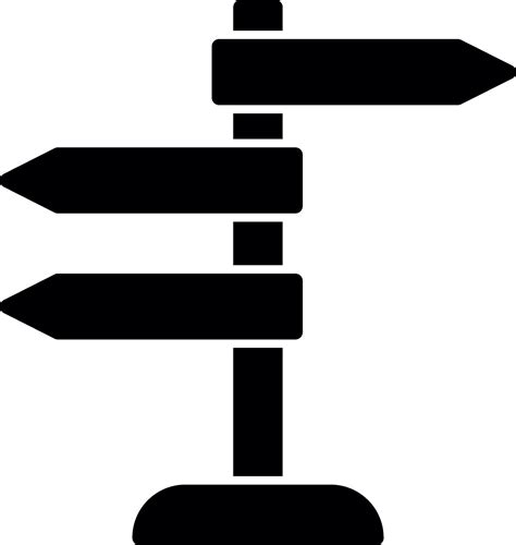 Signpost Vector Icon Design 25197468 Vector Art At Vecteezy