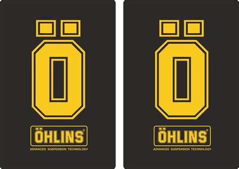 Ohlins Suspension Bike Upper Forks Decal Stickers Graphic Set Etsy