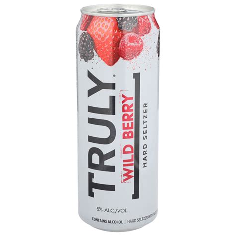 Truly Wild Berry Hard Seltzer Beer 24 Fluid Ounce Brookshires