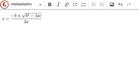 CK Editor V CodeCogs Equation Editor