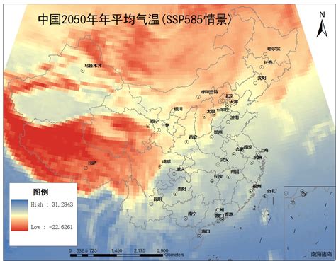 Cimp6中国未来气候情景逐年数据集