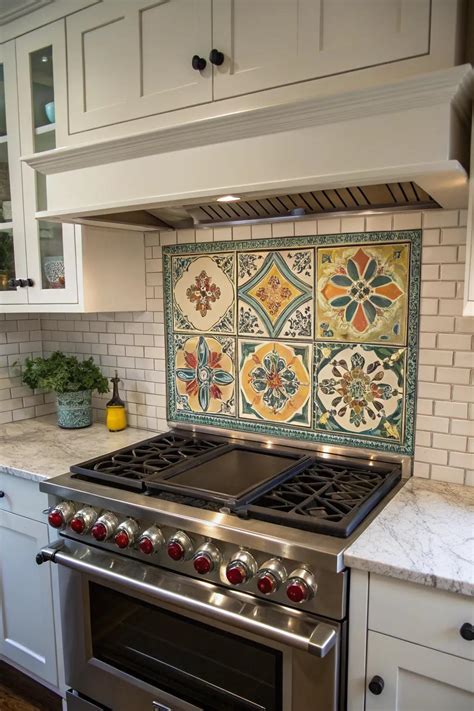 Unique Tile Backsplash Designs For Stove Areas Light And Layer