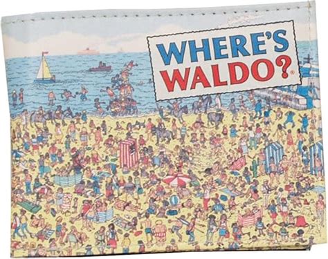 Wheres Waldo Beach Scene Bifold Wallet Uk Luggage