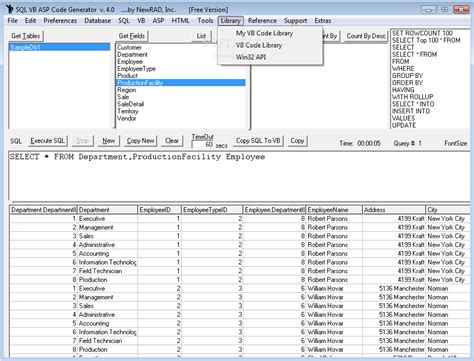 Sql Vb Asp Code Generator Download Softpedia