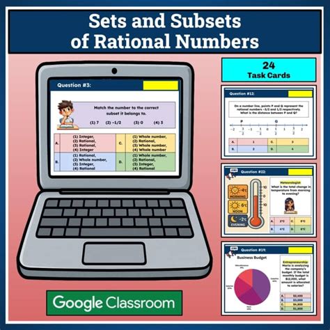 Task Card Teks Math 7 2a Sets And Subsets Of Rational Numbers By Markimatics