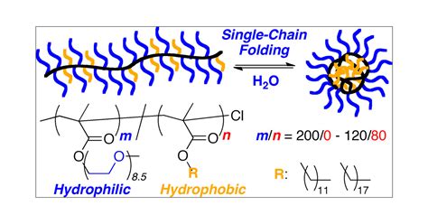 Synthesis And Single Chain Folding Of Amphiphilic Random Copolymers In Water Macromolecules