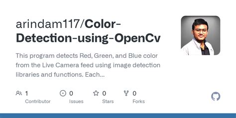GitHub Arindam Color Detection Using OpenCv This Program Detects Red Green And Blue