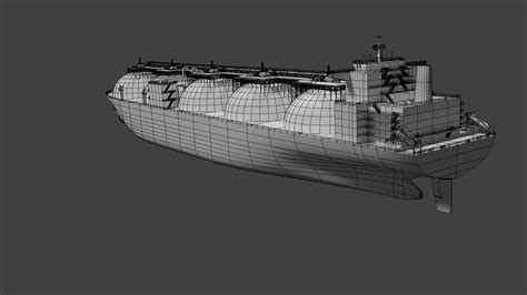 Lng Ship 3d Model Cgtrader