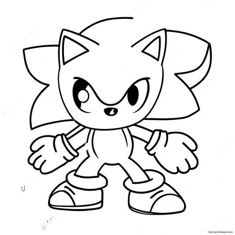 Fnf Sonic Coloring Page 71434 56546