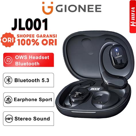 Jual GIONEE JL Headset Bluetooth V Open Ear Earphone OWS Air Tulang Konduksi Headphone