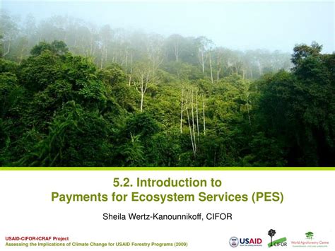 Ppt 5 2 Introduction To Payments For Ecosystem Services Pes