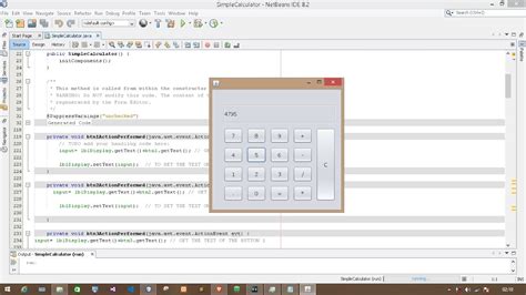 Simple Caculator In Java Youtube