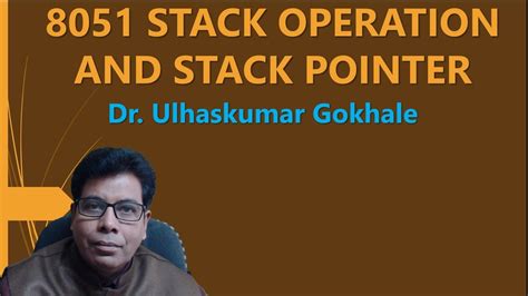 8051 Stack Operation And Stack Pointer Youtube