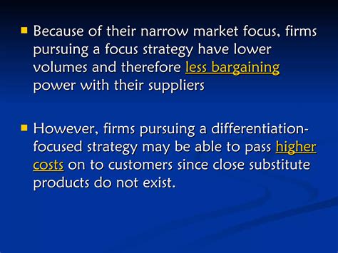Porter S Generic Strategies PPT