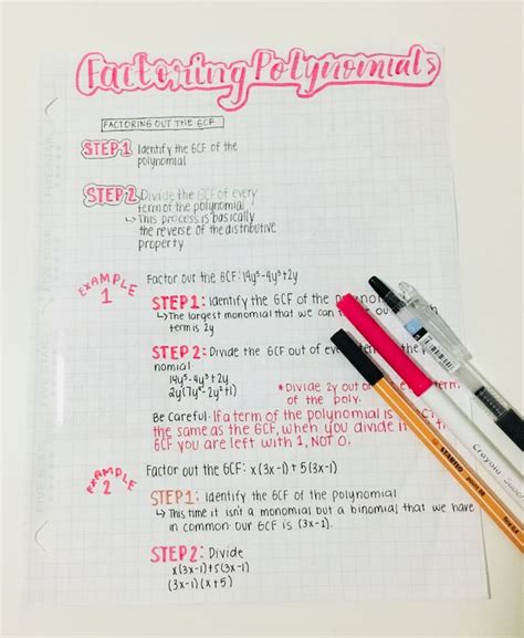 Polynomials Note