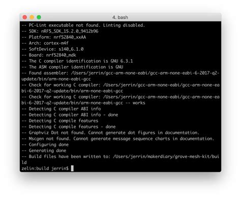 Building Running The Examples Grove Mesh Kit Documentation