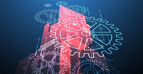 Abstract Background On Technological Royalty Free Vector