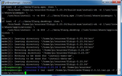 running fldigi flmsg and flwrap on the raspberry pi 2 jeffrey kopcak