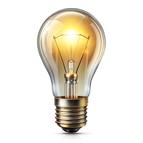 Glowing Light Bulb Clipart Perfect For Innovation And Energy Designs