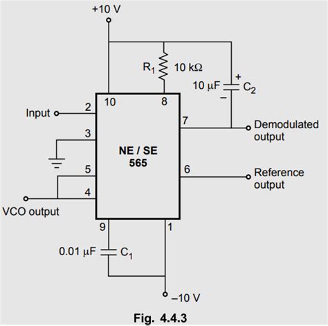 Monolithic Phase Locked Loop Ic 565 Operating Working Principle Block Diagram Pin Diagram