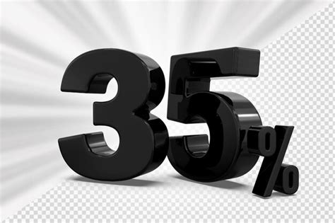 Premium PSD Number 35 Percent Discount