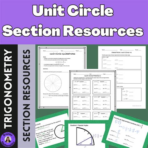 Unit Circle Section Resources Made By Teachers
