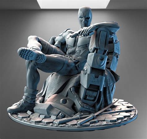 Deadpool 3d Printing Stl File Revoxa 3d Design Lab