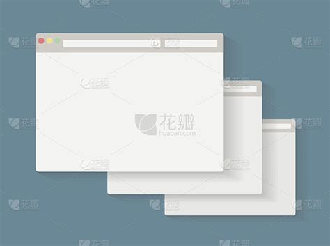 简单的一组浏览器窗口
